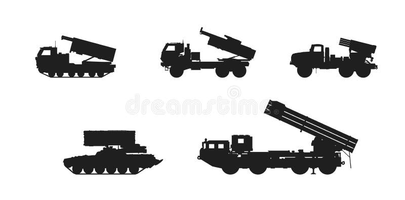 Multiple Launch Rocket System Grad. Vector Image. Stock Vector ...