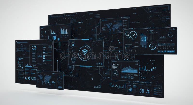 Layered Screens Stock Illustrations – 365 Layered Screens Stock ...