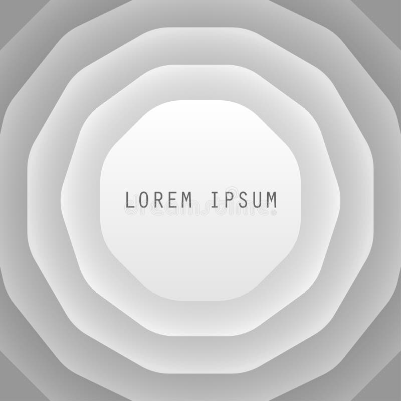 Multiple Layers of Polygons. Vector Stock Vector - Illustration of ...