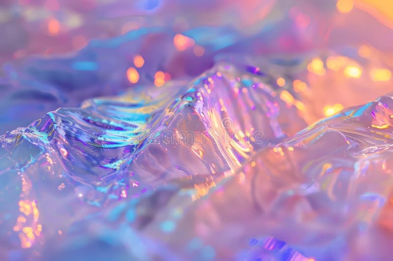 Multiple Layers of Translucency Creating a Dreamy Iridescent Effect on ...