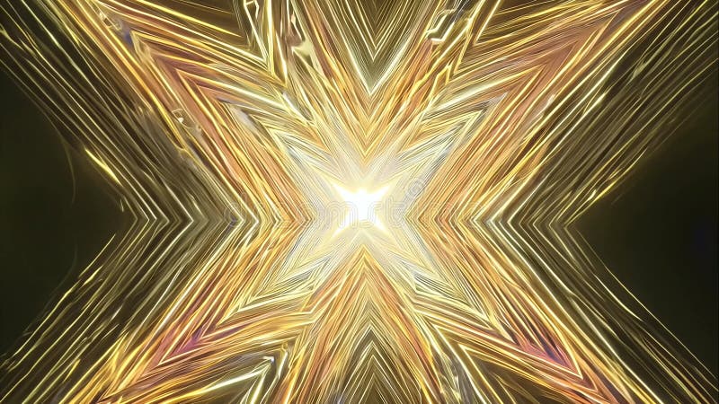 Multiple Light Trails Weaving Together To Form an Abstract, Glowing ...