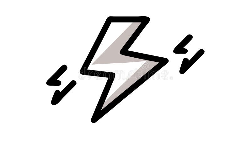 Multiple Lightning Bolts Icon Signifying Strong Power , Vector Design ...