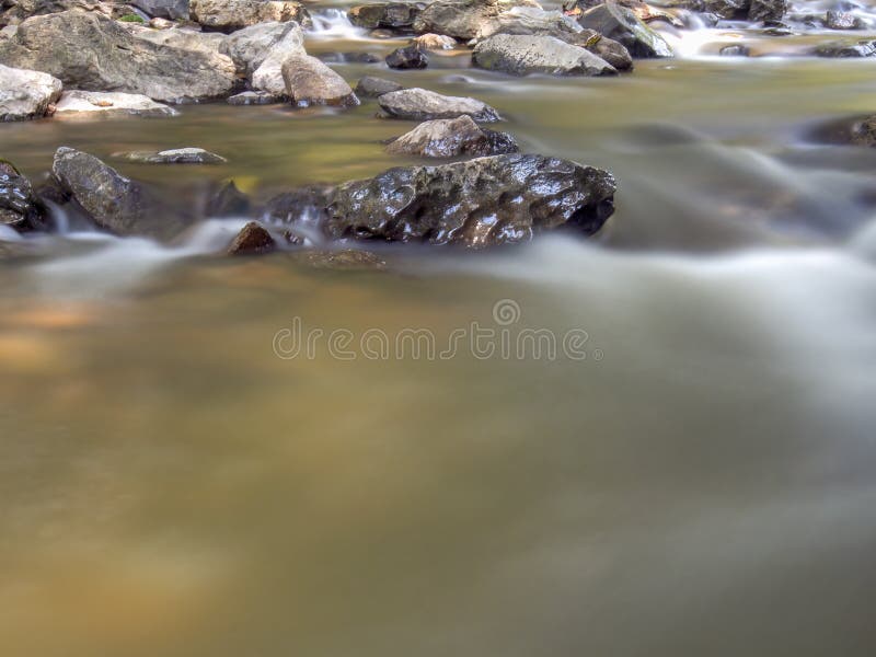Multiple Long Exposure Composite of the Stream of the Moniquira River 4 ...