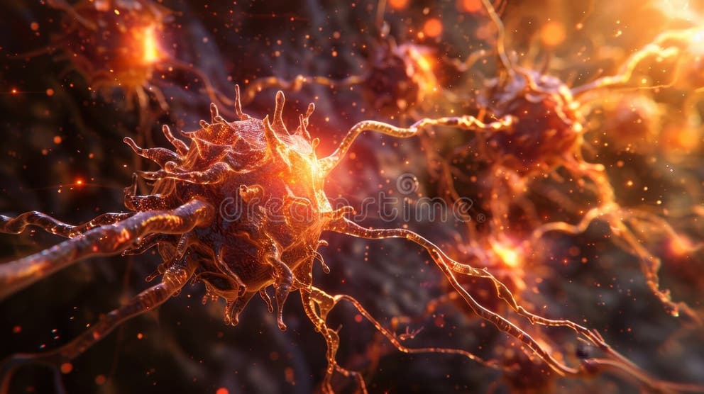 Multiple Lymphocytes Attached To the Inner Lining of a Lymphatic Vessel ...