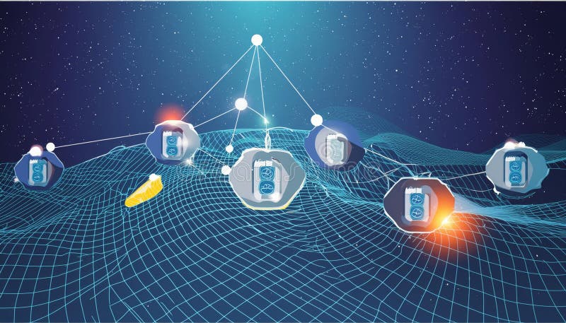 Multiple Objects Displayed on Computer Screen. Generative AI Stock ...