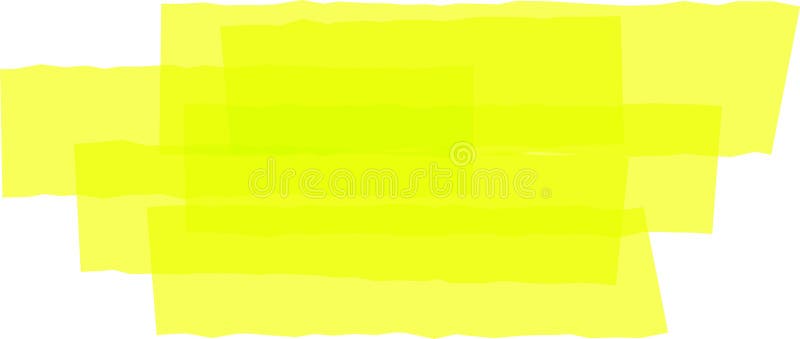 Multiple Overlapping Translucent Fluorescent Yellow Rectangles with ...