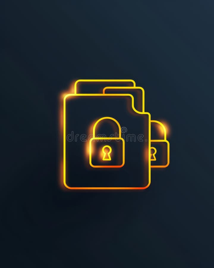 Multiple Yellow Padlocks Stock Illustrations – 18 Multiple Yellow ...