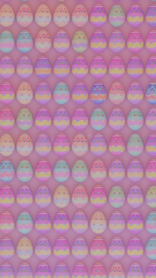Multiple Patterned Eggs Forming a Structured Repetitive Layout Across ...