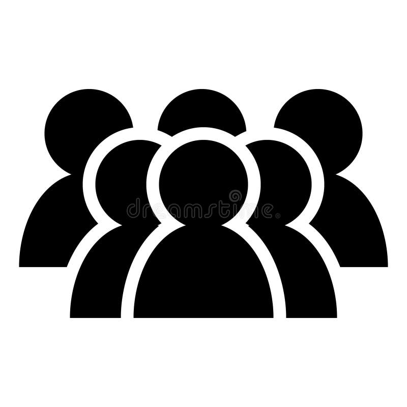 Multiple People Icon Vector Sign Symbol Graphic , Business People Stock ...