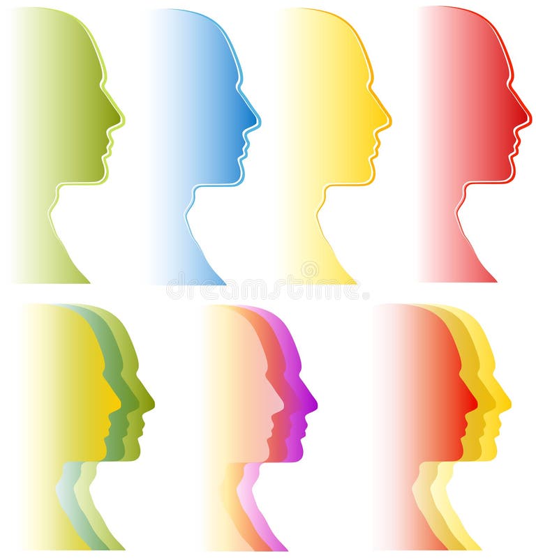 Multiple Personalities Stock Illustrations – 73 Multiple Personalities ...