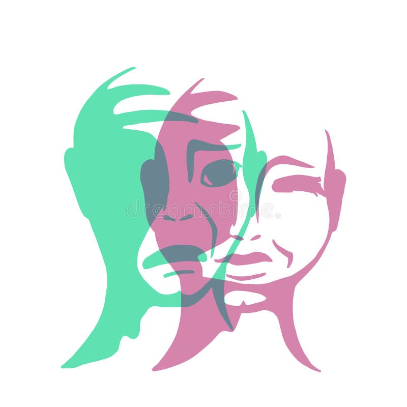 Multiple Personality Stock Illustrations – 842 Multiple Personality ...