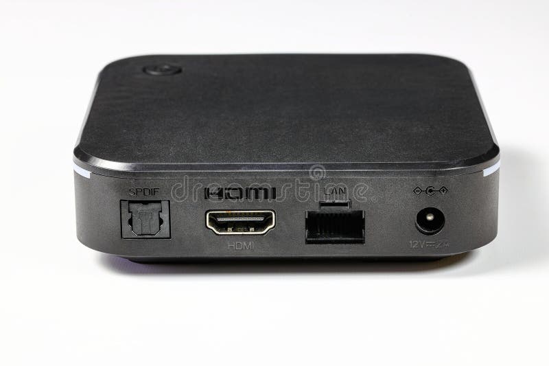 Multiple Ports or Connectors LAN, HDMI, SPDIF of Tiny Computer or ...