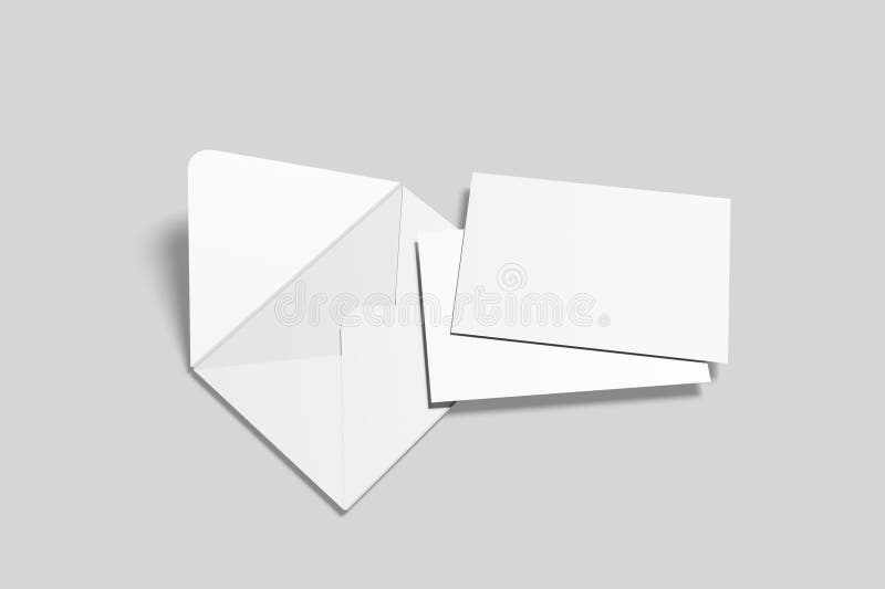 Multiple Post Card and Envelope Mockup Stock Image - Image of aesthetic ...