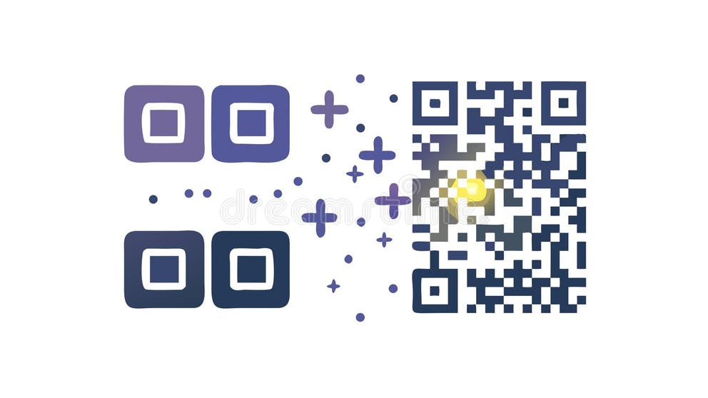 Multiple QR Code Icons for Diverse Digital Applications, Vector Design ...
