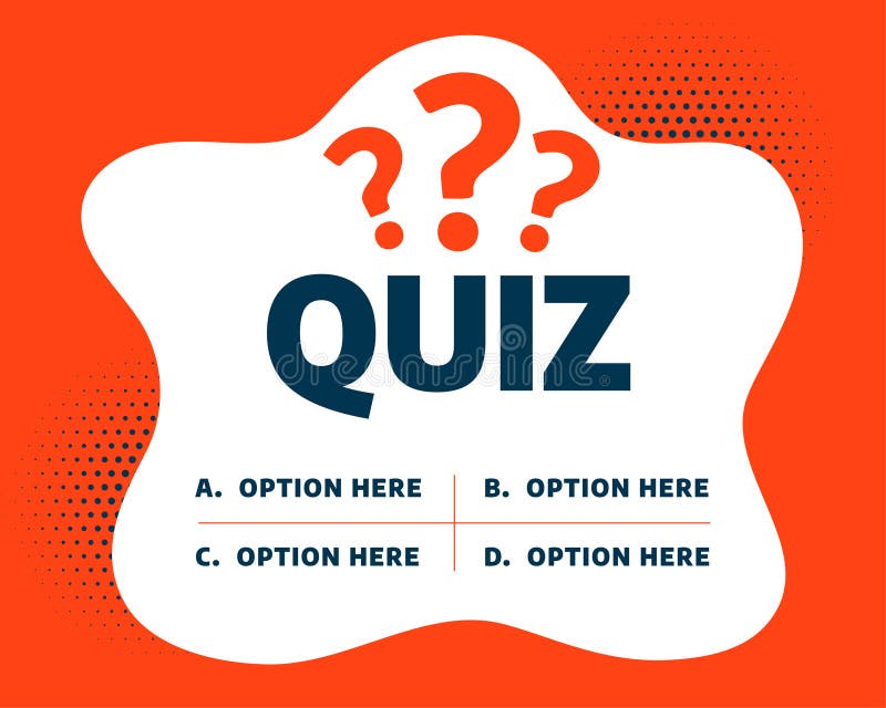 Multiple Questionnaire Choice Template for Social Media Post Stock ...