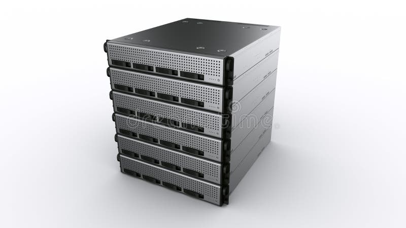 Multiple Rack servers stock illustration. Illustration of center - 5122189