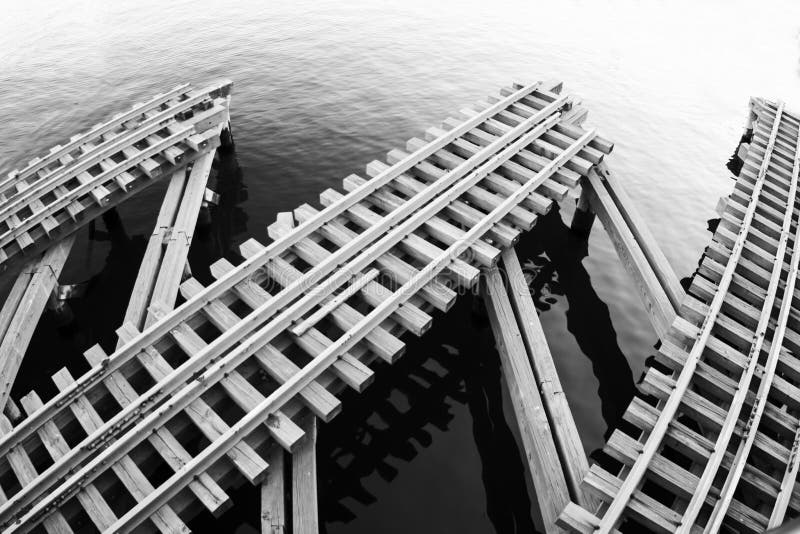 Multiple Railroad Tracks with Junctions at a Railway Station in a ...