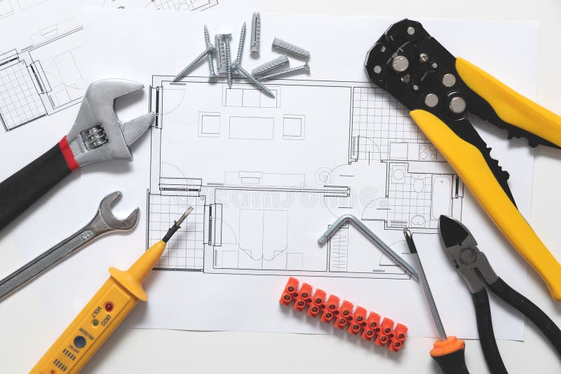 Multiple Repair Tools, Workshop Concept Stock Photo - Image of tools ...