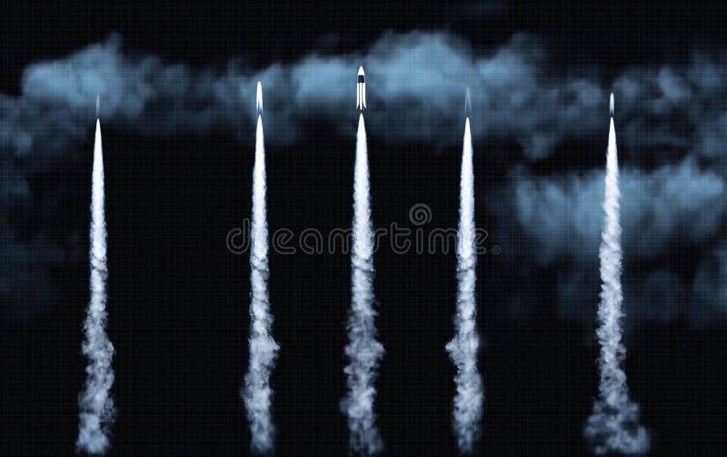 Multiple Rocket Launches Stock Photos - Free & Royalty-Free Stock ...