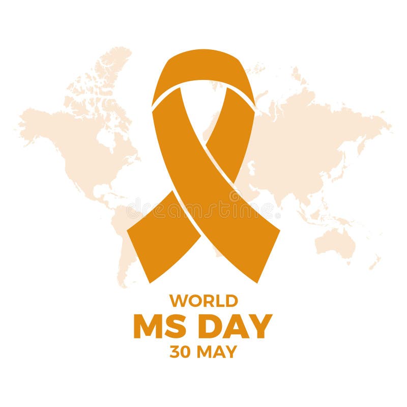 World MS Day Vector Illustration Stock Vector - Illustration of health ...