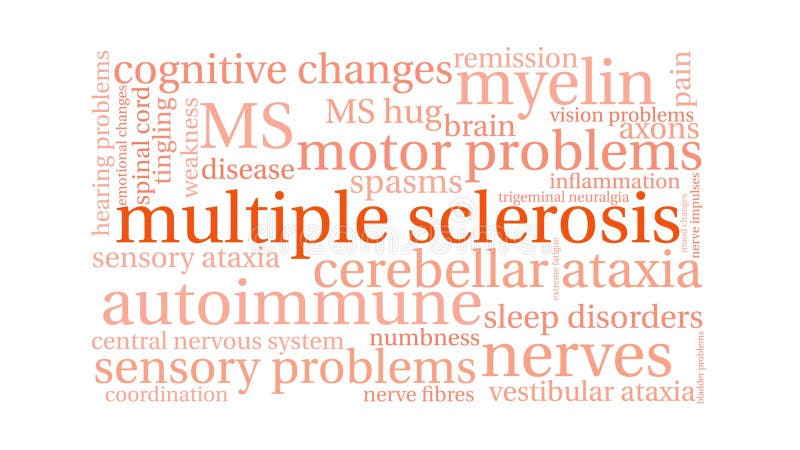 Multiple Sclerosis Animated Word Cloud Stock Video - Video of fatigue ...
