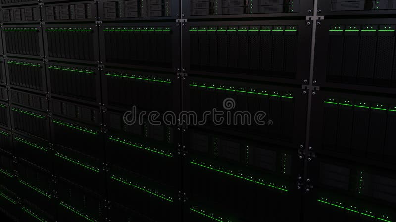 Multiple server racks stock video. Video of business - 108429277