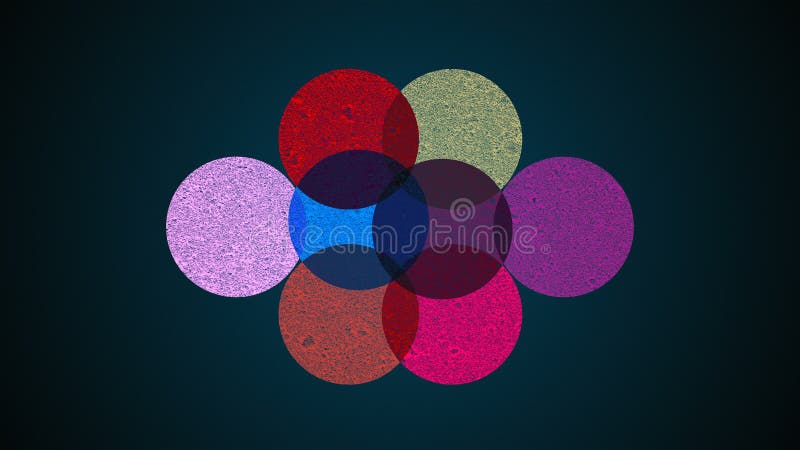 Multiple Shape Circles, Mixing of Different Colors, Searchlight Effect ...