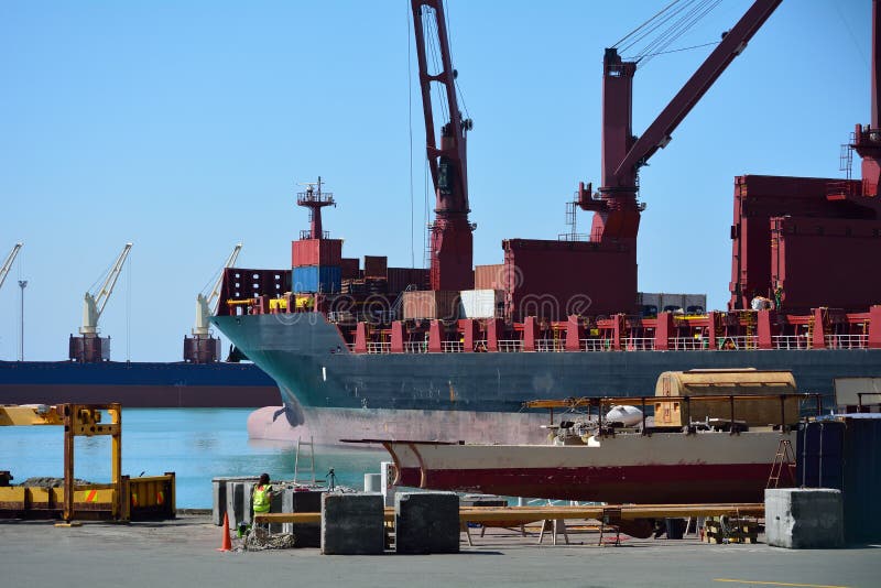 Multiple ships in port stock image. Image of boat, ship - 45895479