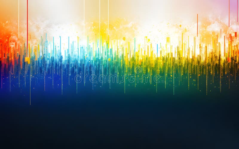 Multiple Side Colors Abstract Background Stock Illustration ...