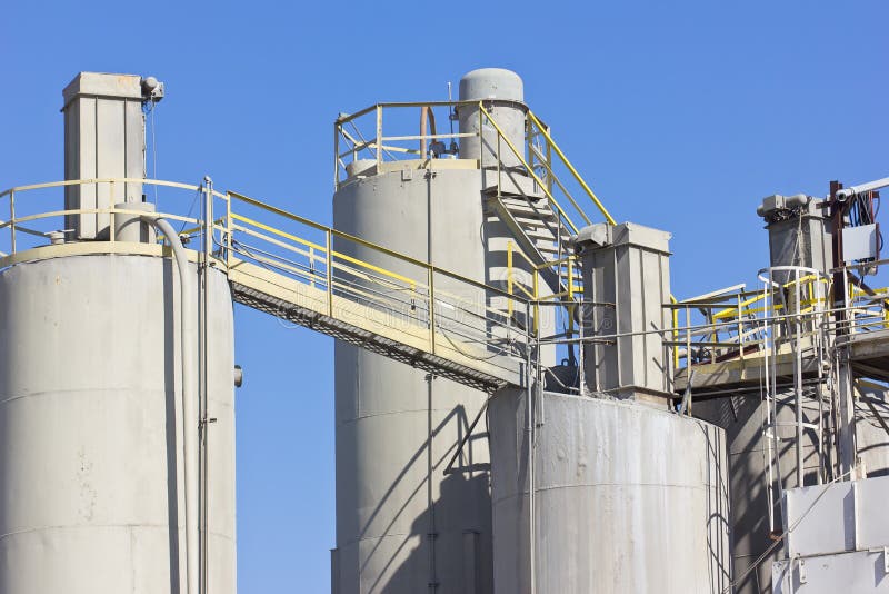 Multiple silos stock image. Image of country, farm, steel - 325383