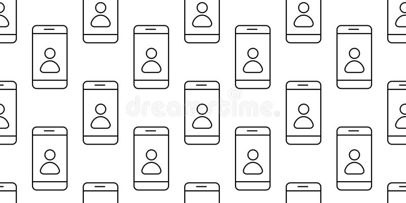 Multiple Smartphone Icons with User Profiles Displayed on a ...