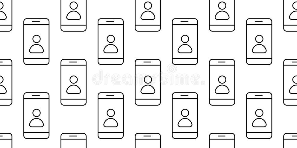 Multiple Smartphone Icons with User Profiles Displayed on a ...
