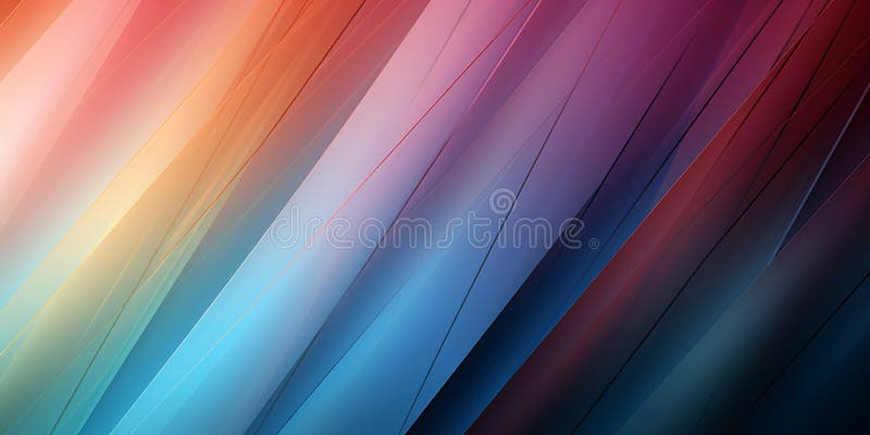 Multiple Soft Colour Geometric Background with Wave Stock Illustration ...