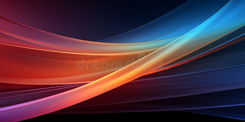 Multiple Soft Colour Wave Background Stock Illustration - Illustration ...