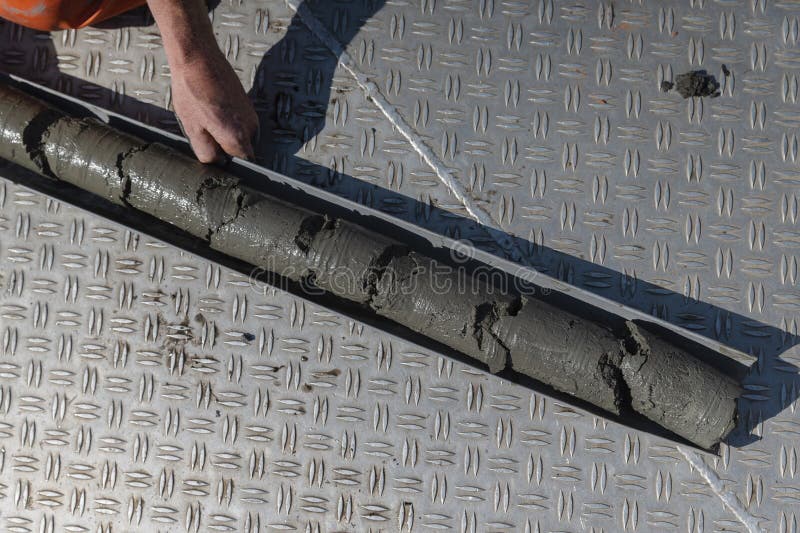 Multiple soil core samples stock image. Image of science - 399319889