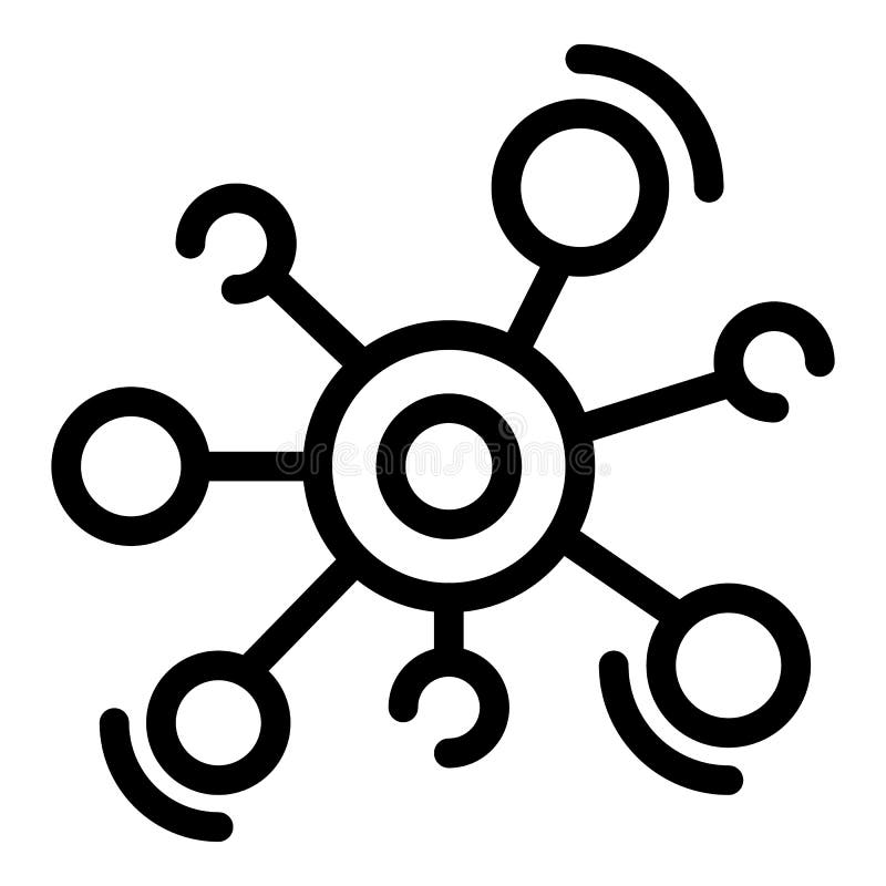 Multiple Solutions Icon, Outline Style Stock Vector - Illustration of ...