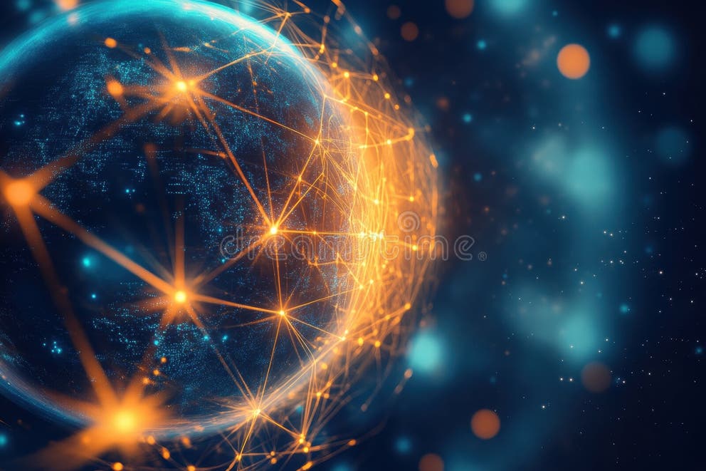 Multiple Spheres Connected by Light Beams Represent Unique Virtual ...