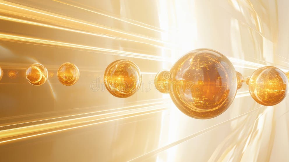 Multiple Spheres Representing Unique Virtual Worlds Connected by Light ...