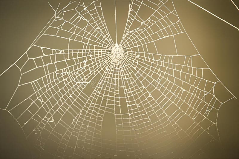 Spider Webs are Sitting Next To Each Other in a Room Stock Illustration ...