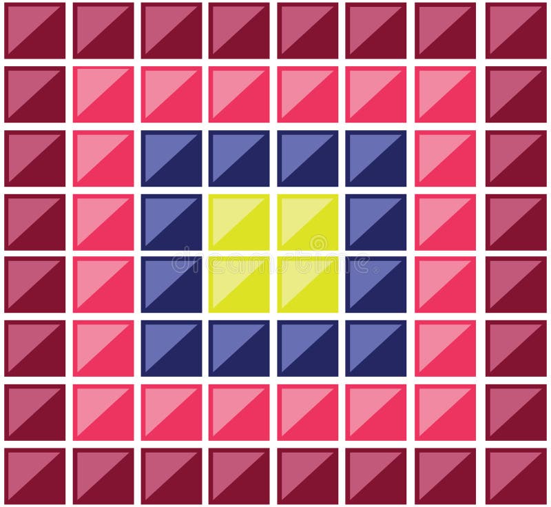 Multiple Square Colorful Tiles Stock Vector - Illustration of graphic ...