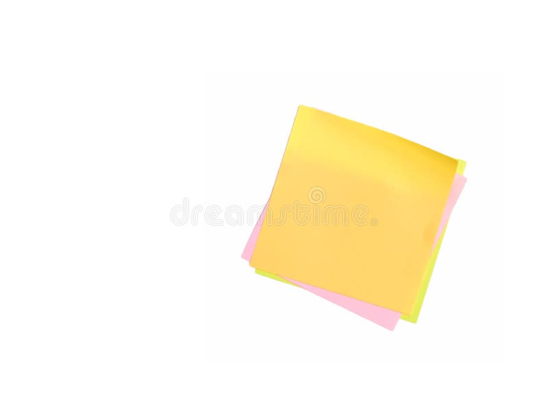 Multiple Sticky Note on Cork Board Concept Using Sticky Notes Stock ...