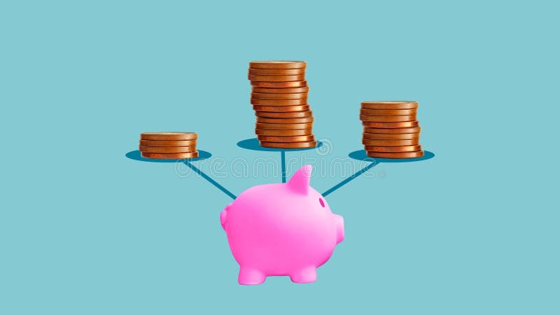 Multiple Streams of Income are Represented by Golden Coins on a Board ...