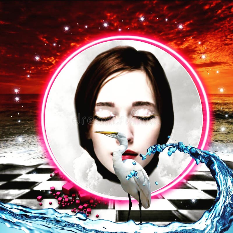 Digital Collage #8 stock illustration. Illustration of inclde - 144132105