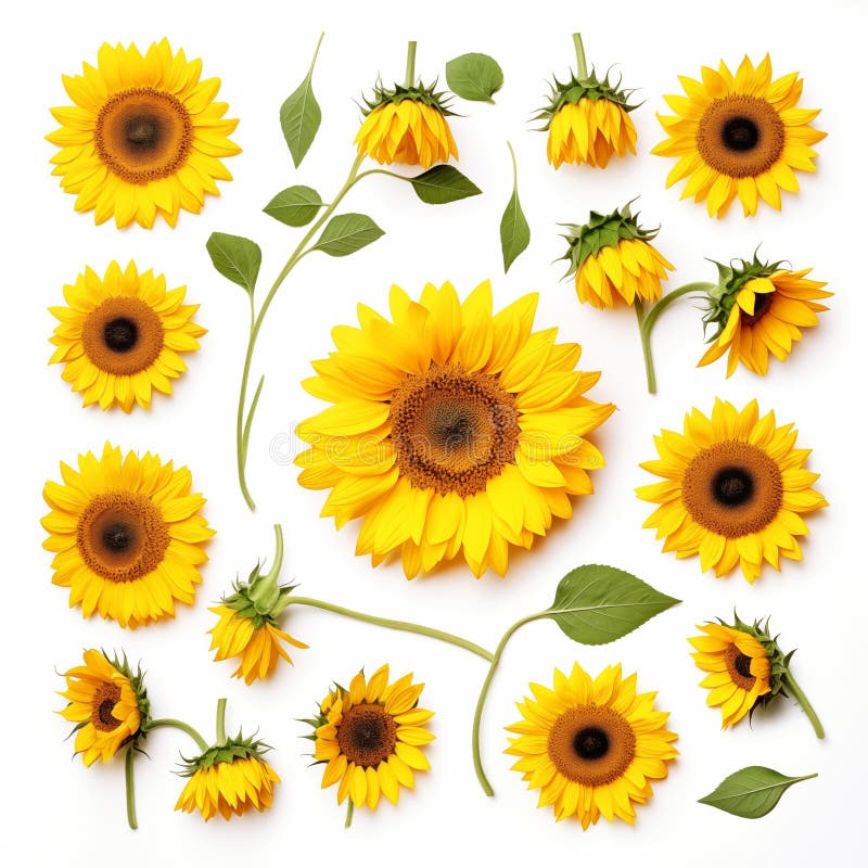 Multiple Sunflowers Stock Illustrations – 78 Multiple Sunflowers Stock ...