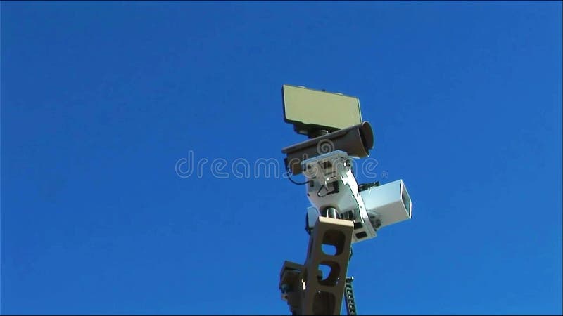 Rotating Radar Antenna Air Defense. Military Mobile Antiaircraft ...
