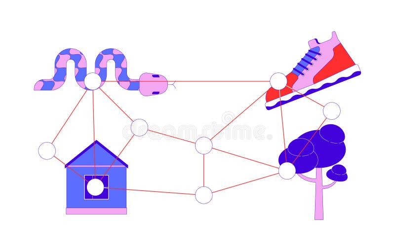 Multiple Targets for Eye Tracking Exercise 2D Cartoon Object Stock ...