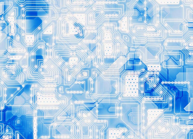 Multiple Tech Futuristic Abstract Background Stock Illustration ...