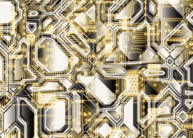 Multiple Tech Futuristic Abstract Backgrounds Stock Illustration ...