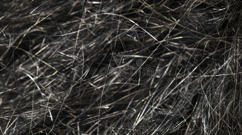 Multiple Thin Fibrous Strands Overlapping and Interwoven Creating a ...