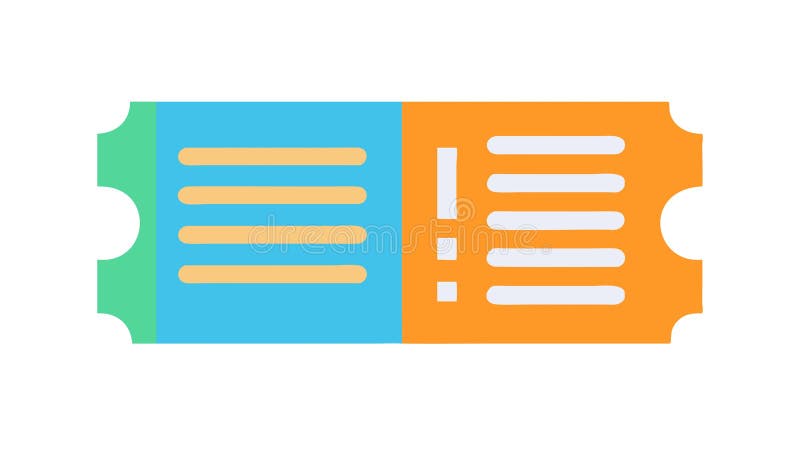 Multiple Tickets Entry Icon, Event Access and Booking System, Vector ...